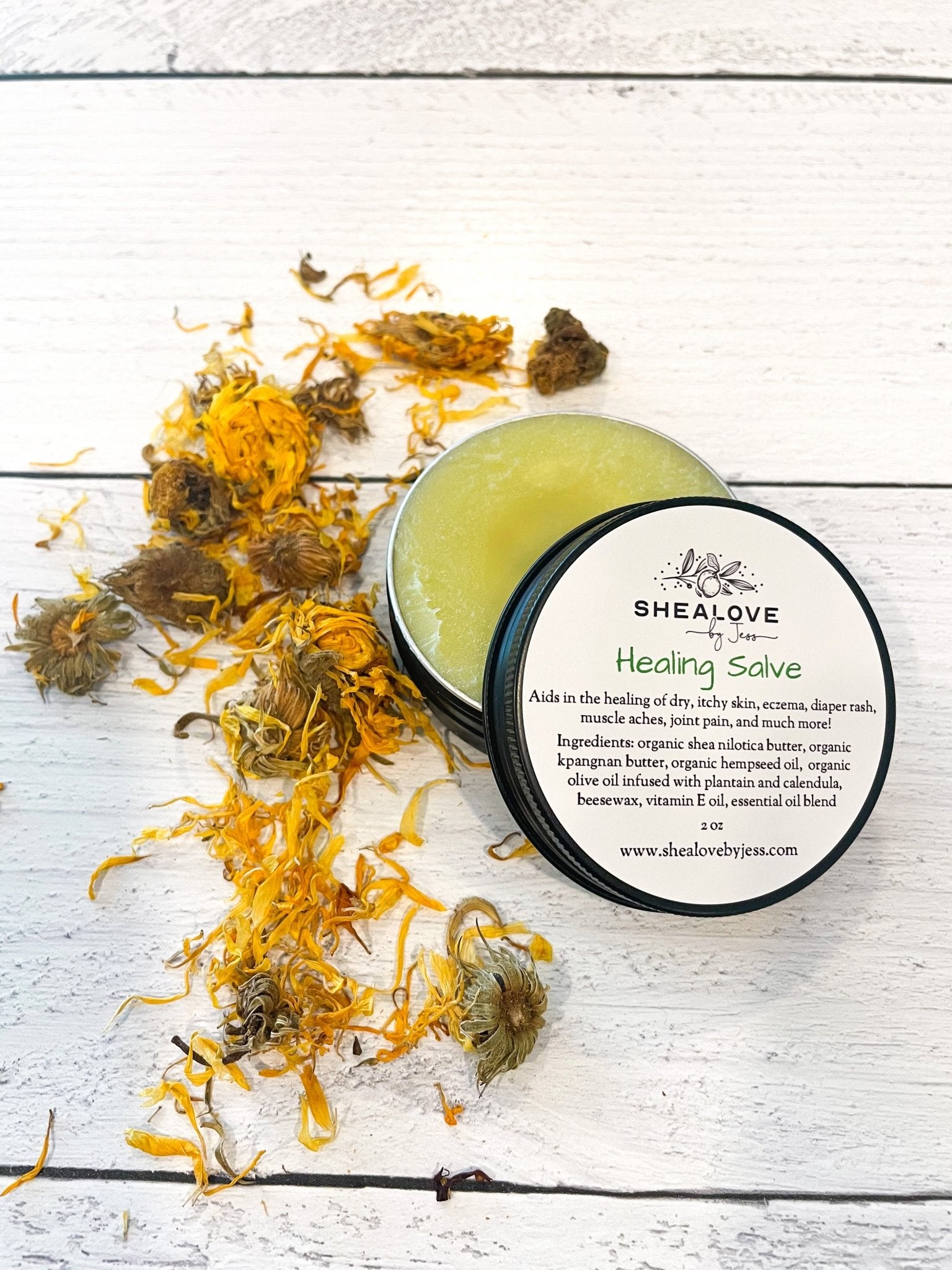 Organic Healing Salve – SheaLove By Jess